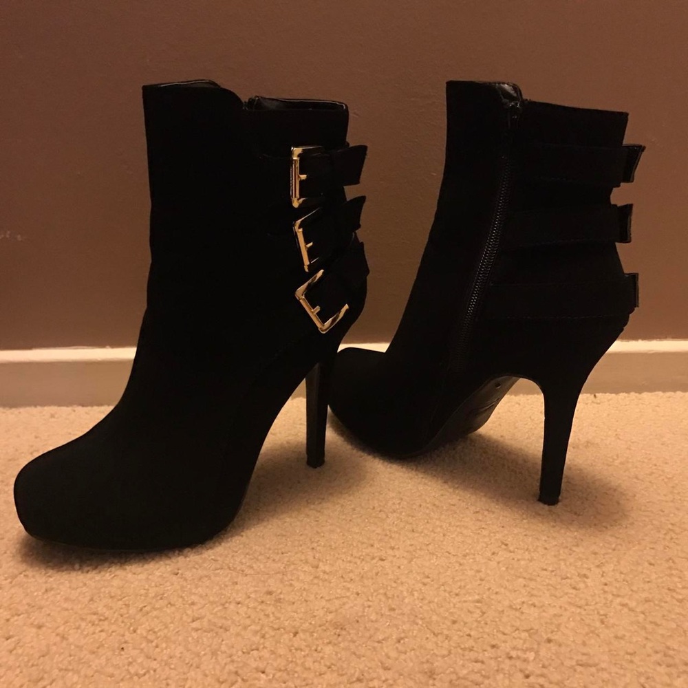 Stunning Stiletto 5” Heel Booties - Gem